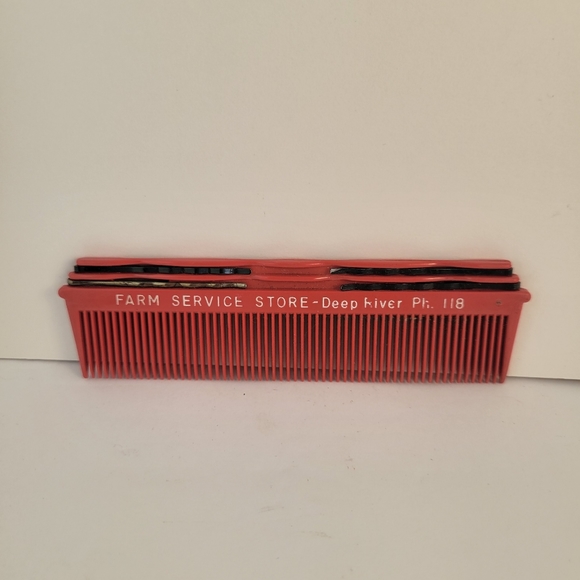 Hair | Vintageantique Hair Combs With Advertising | Poshmark
